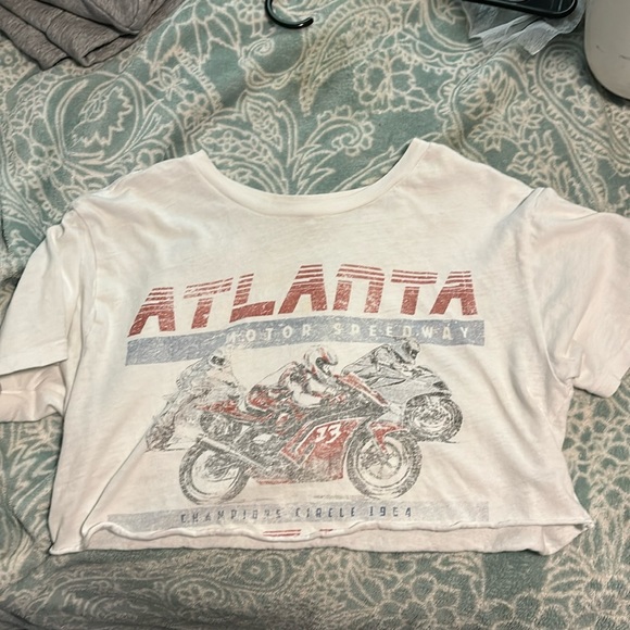 Tops | Atlanta White Crop Top From Garage | Poshmark